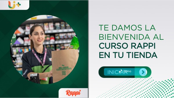 Te damos la bienvenida al curso Rappi en tu tienda.