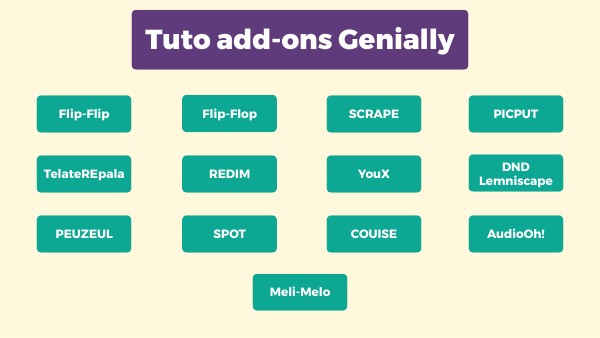 Tuto add-ons Genially