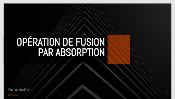 TFE : analyse opération de fusion par absorption