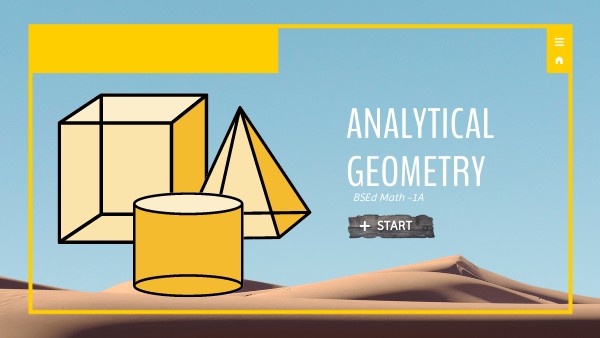 Analytical Geometry | Genially