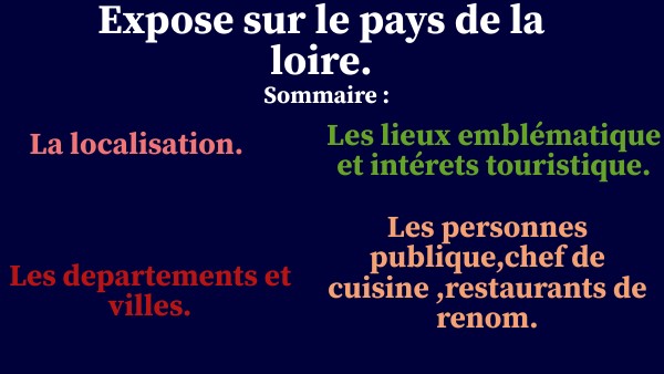 expose pays de la loire | Genially