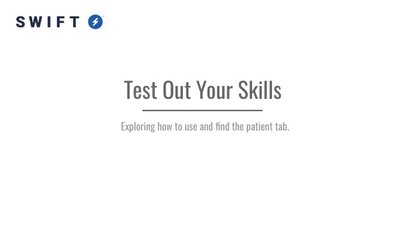 Patients Tab Exploration