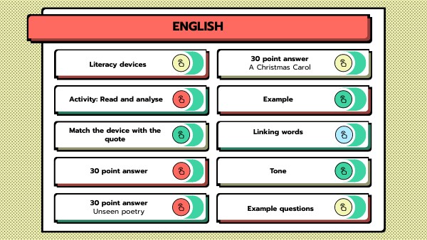 A-level writing exam | Genially