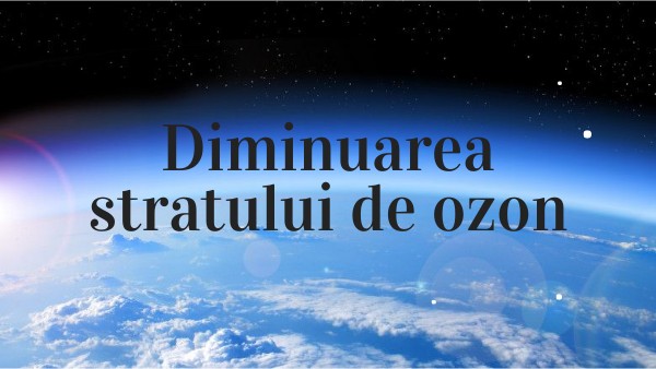 Prezentare Stratul de ozon | Genially