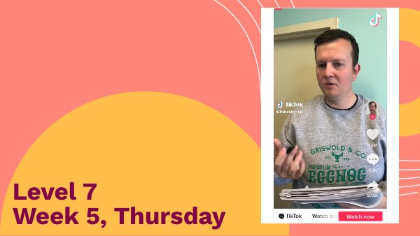 L7 Week 5 - F2F Thursday