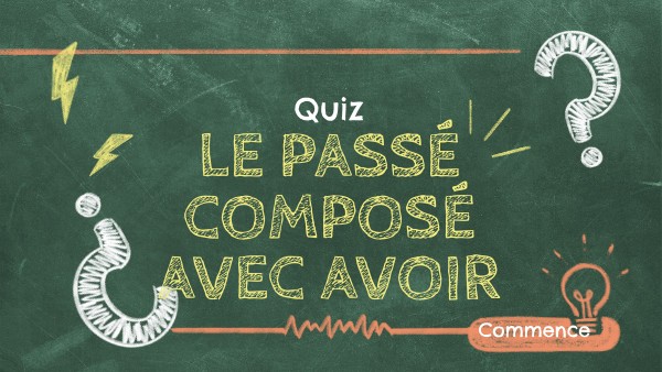 Passé composé avec auxiliaire avoir | Genially