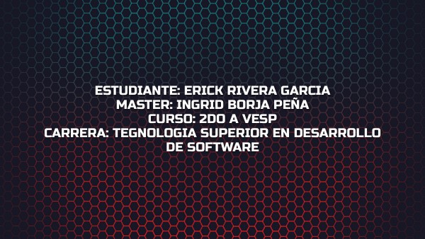 Erick_Rivera_Tarea1_POO | Genially