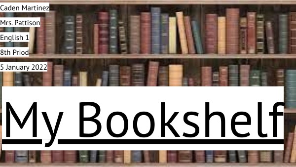 My Bookshelf | Genially