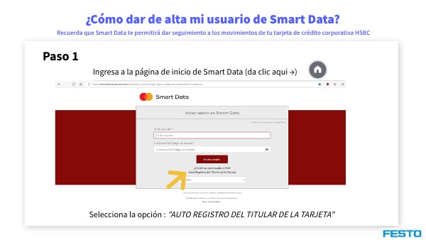 Smart Data - Alta usuario