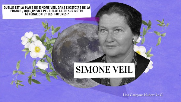 oral Simone Veil . Lisa CH 3G