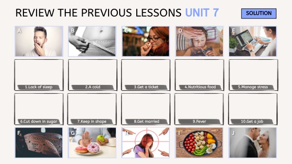 Mini game 1 (unit 7)