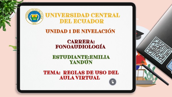 Reglas de uso del Aula Virtual. EMILIAYANDUN