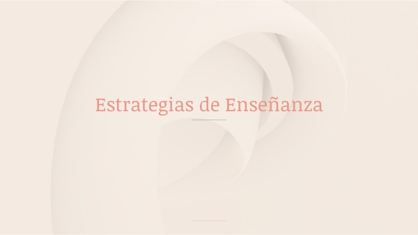 Estrategias de Enseñanza | Genially