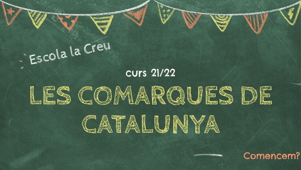 les comarques de catalunya