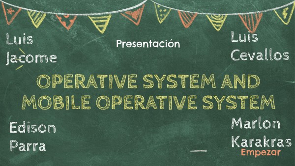 Presentation about the operating system.