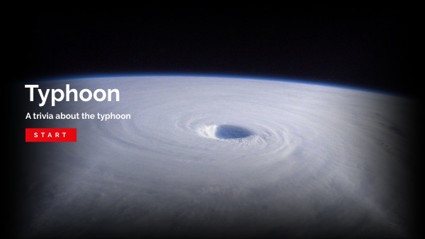 A trivia about typhoon | Genially
