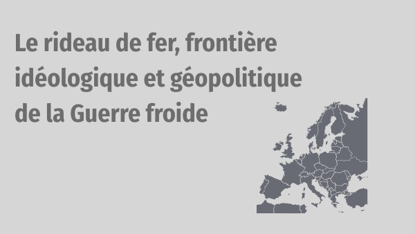 exposé de hggsp sur la guerre froide et le rideau de fer | Genially