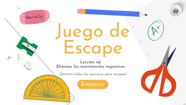 Ejercicio 4d. Eliminar los movimientos regresivos | Genially