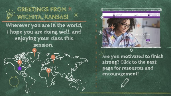 Mid-session greetings | Genially