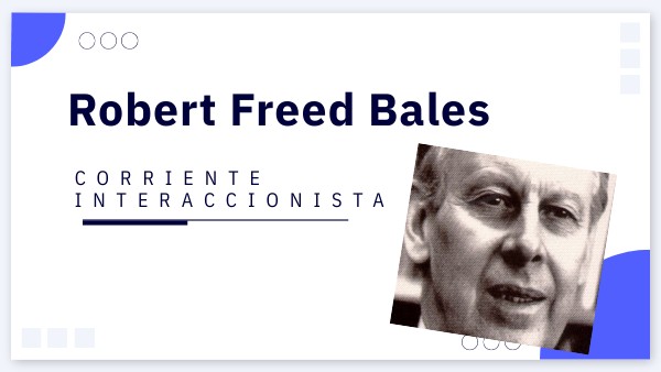 Corriente interaccionista de Bales | Genially