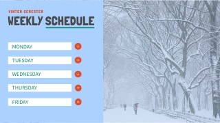 Winter Semester Weekly Schedule - Adaeze Ogochukwu Okolo | Genially