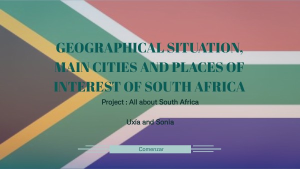 Project : All about South África | Genially