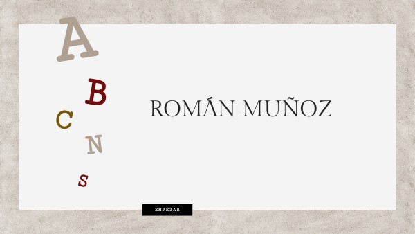 ROMÁN MUÑOZ