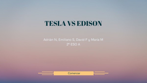 Tesla VS Edison