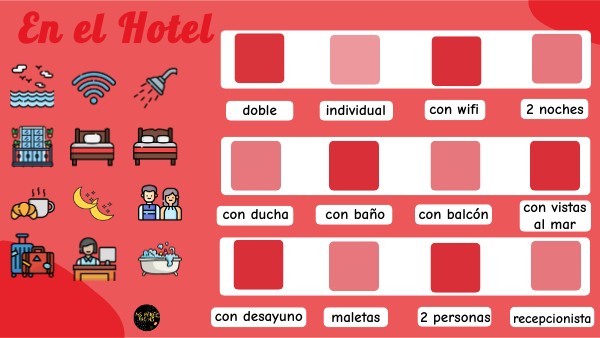El Hotel - Vocabulario Interactivo