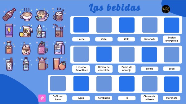 Bebidas - Vocabulario Interactivo