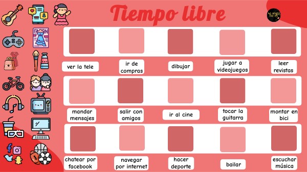 El tiempo libre - Vocabulario Interactivo