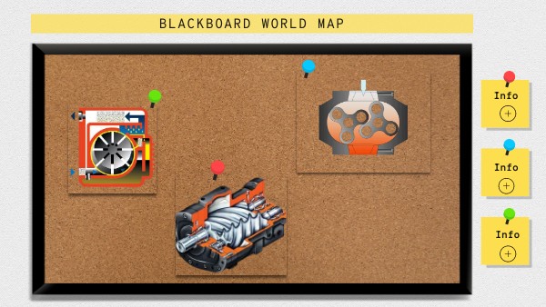 BLACKBOARD WORLD MAP | Genially