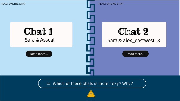 Chatting Safely Online Grade 6 | Genially