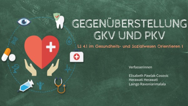 Gegenüberstellung GKV und PKV