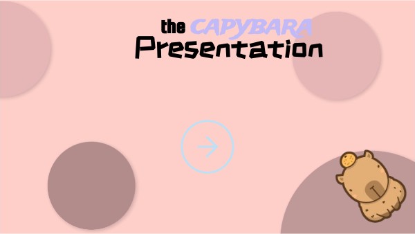 the CAPYBARA Presentatiton | Genially
