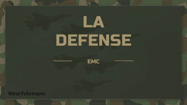 EMC DEFENSE 3e | Genially