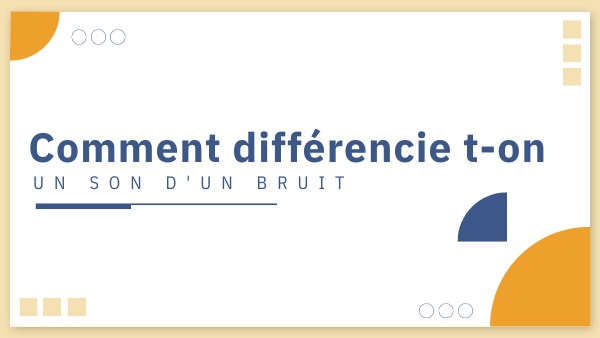 Quelle est la différence entre un son et un bruit | Genially