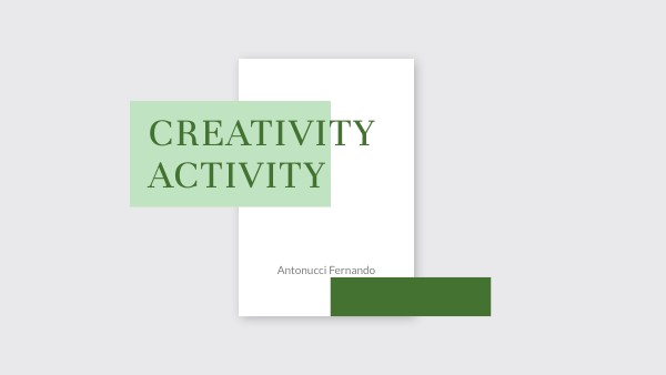 CREATIVITY ACTIVITY | Genially