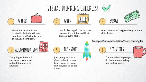 CHECKLIST VISUAL THINKING | Genially