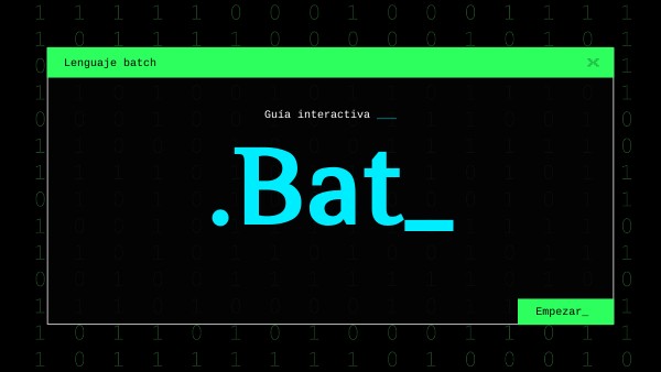 GUÍA .bat