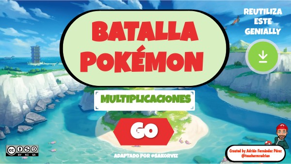 Batalla Pokemon Multiplicaciones