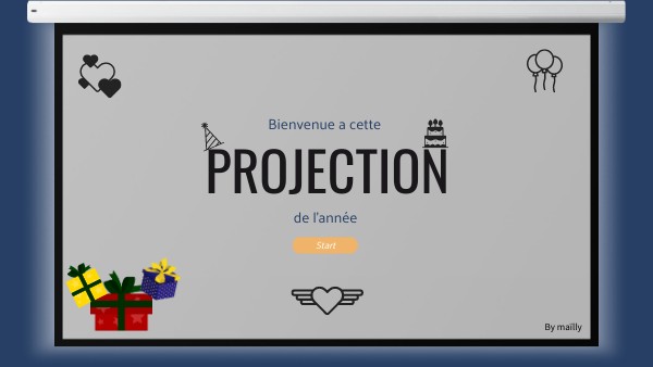 PROJECTION PRESENTATION | Genially