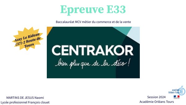 Epreuve E33 | Genially