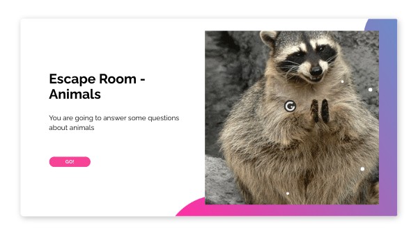 Escape Room - Animals | Genially