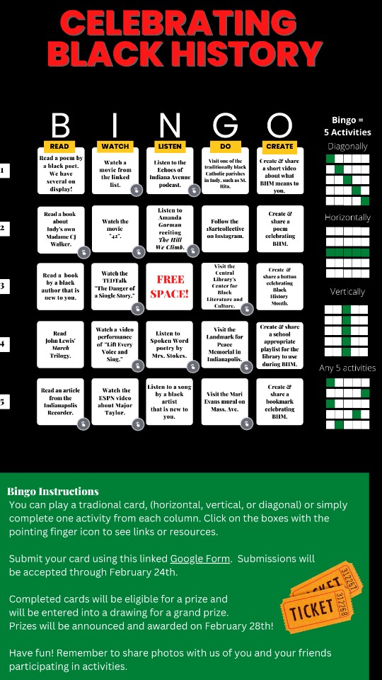 2023 Black History Month Bingo | Genially