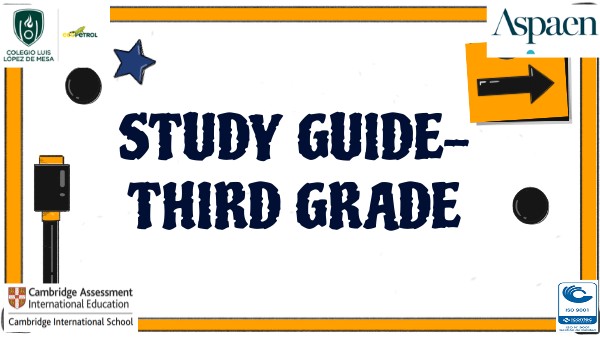 Study Guide - English 3rd - Second Term | Genially