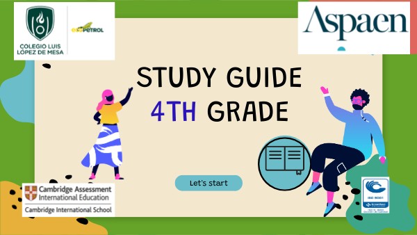 1ST TERM. STUDY GUIDE 4TH