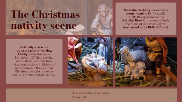 The Christmas nativity scene | Genially