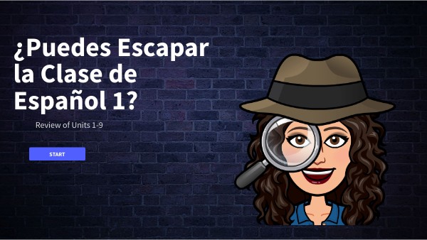 Can You Escape Spanish 1?