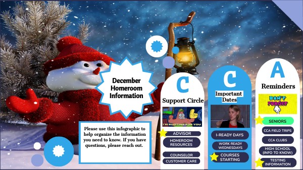 Copy - December Homeroom Announcements